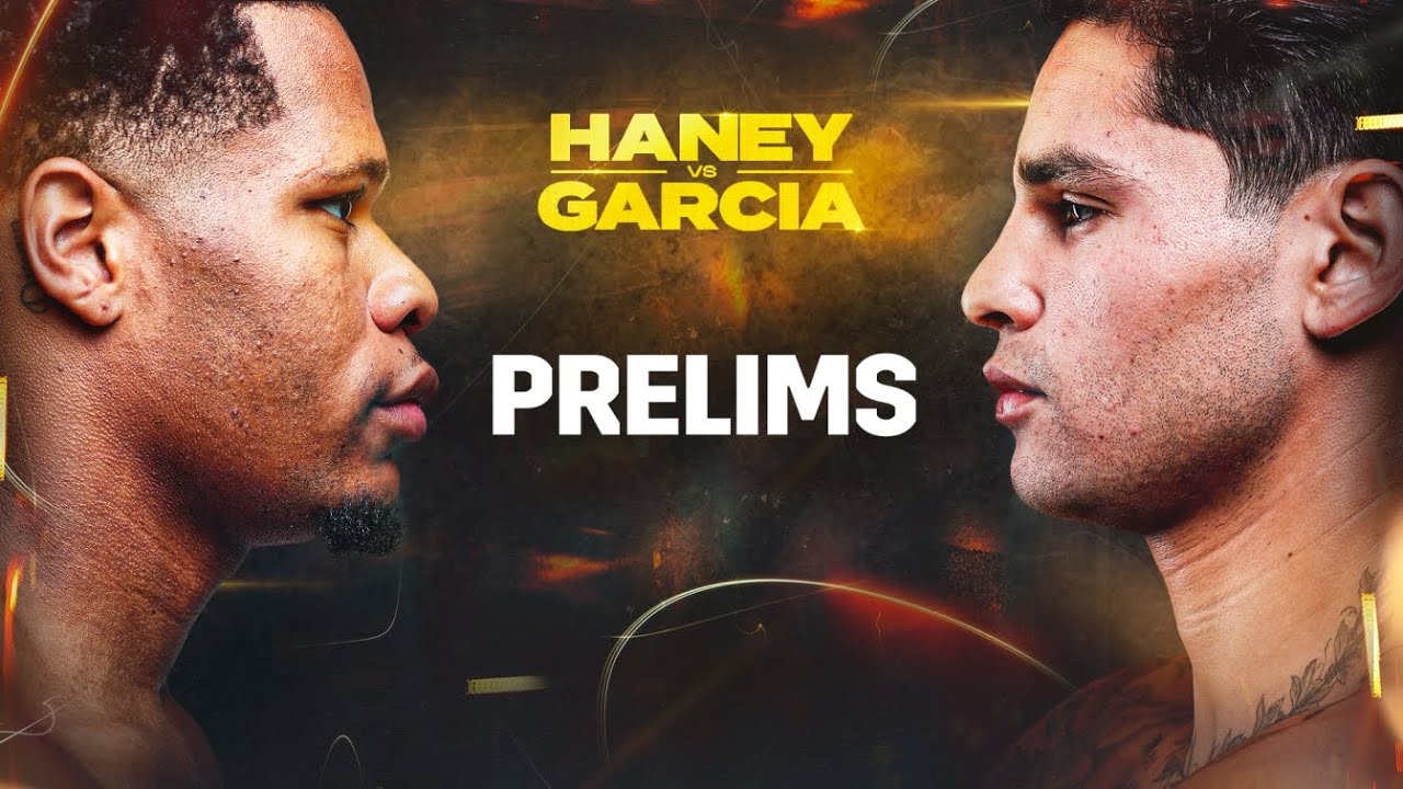 Devin Haney Vs Ryan Garcia - Live Preliminary Undercard Fights - YouTube