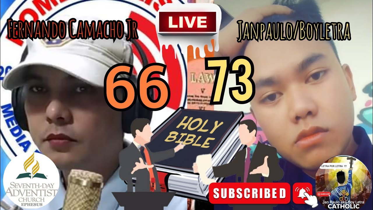 66 Or 73 BOOKS BIBLE DEBATE SDA VS CATHOLIC FERNANDO CAMACHO JR 66-or-73-books-bible-debate-sda-vs-catholic-fernando-camacho-jr