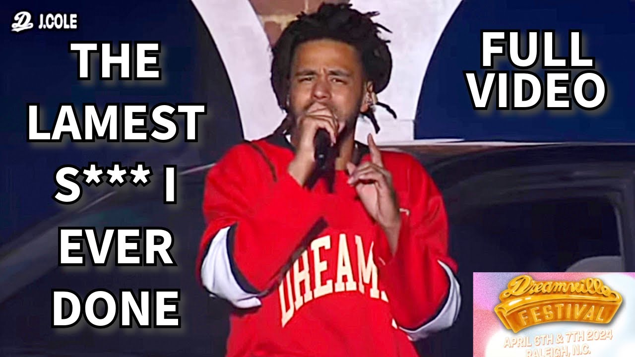 J. COLE FULL APOLOGY TO KENDRICK LAMAR AT DREAMVILLE FEST - YouTube