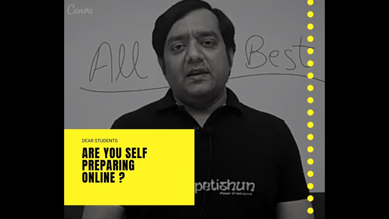 Things to Remember while Self Preparing (Online) - Mohit Tyagi Sir # ...