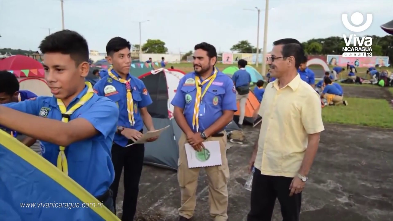 Bluefields recibe a 500 Scouts de todo el país - YouTube