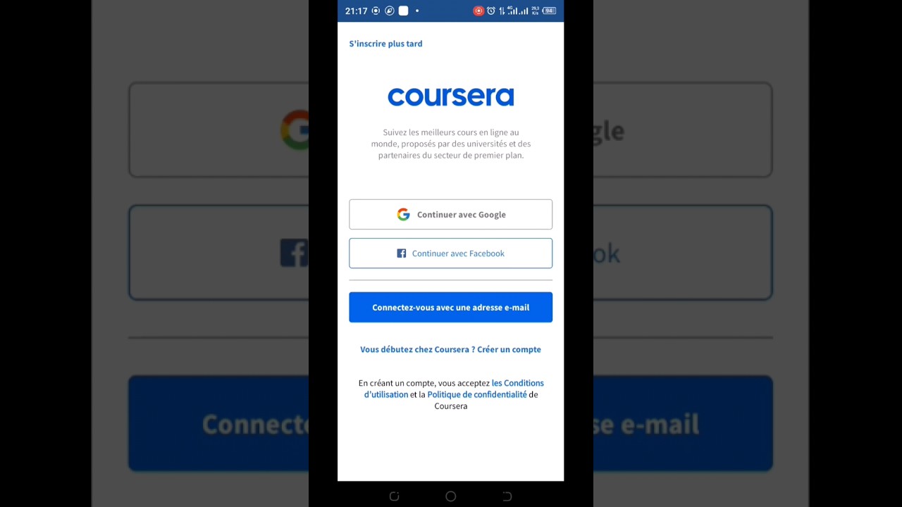 FORMATION GRATUITE AVEC COURSERA - YouTube