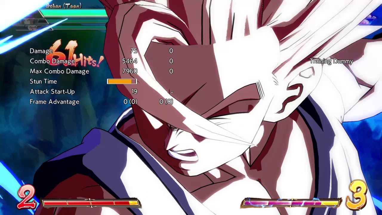 DBFZ Teen Gohan Fullscreen Combo Season 3 - YouTube