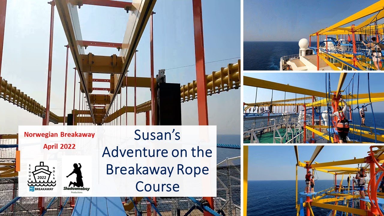 Susan’s Adventure on the Breakaway Rope Course - YouTube