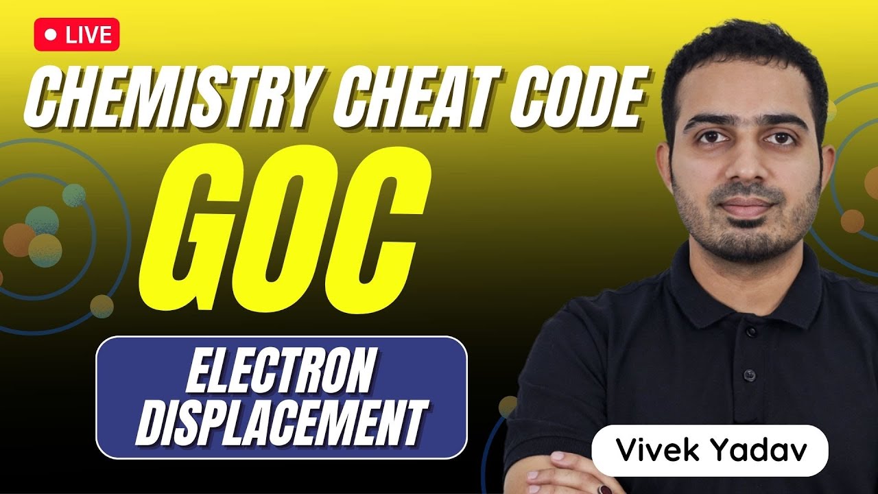 Chemistry - GOC | Electron Displacement | Chemistry Cheat Code | NEET ...