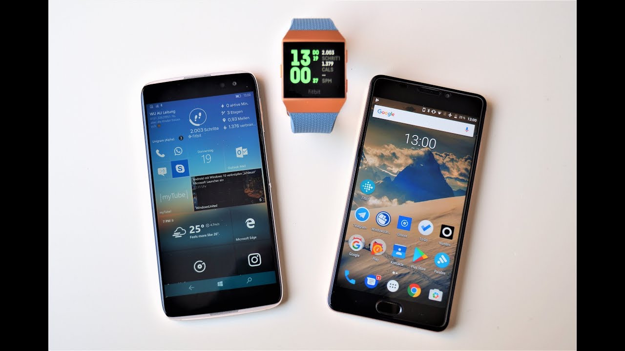 Fitbit Ionic Smartwatch Test - Windows Phone und Android - YouTube