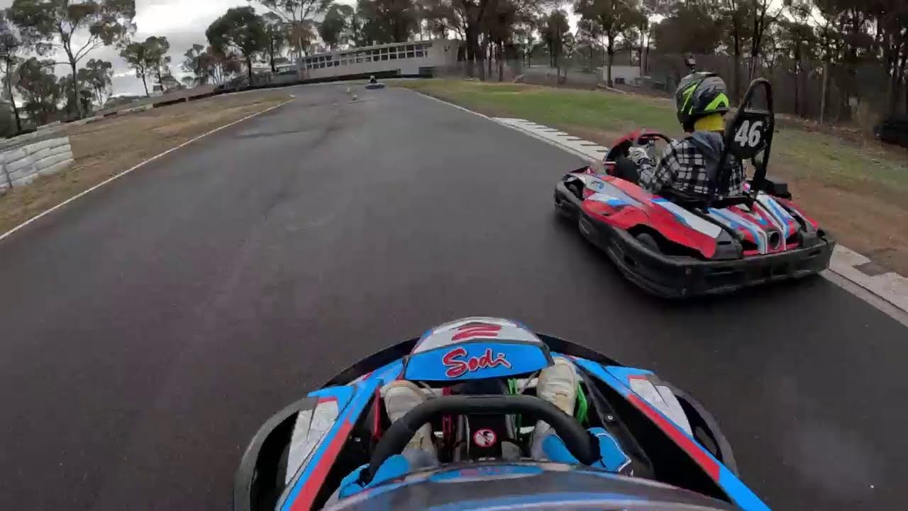 A1 Supa Karts Bendigo Wet Track! POV - YouTube
