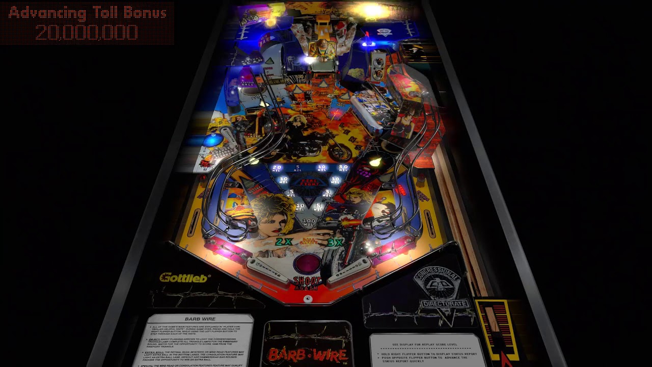 Barb Wire Pinball VPX - YouTube