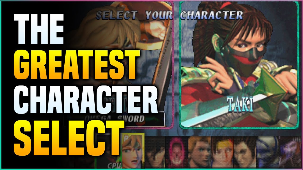 The Greatest Character Select Screens of The 1990's (Part 3) - YouTube
