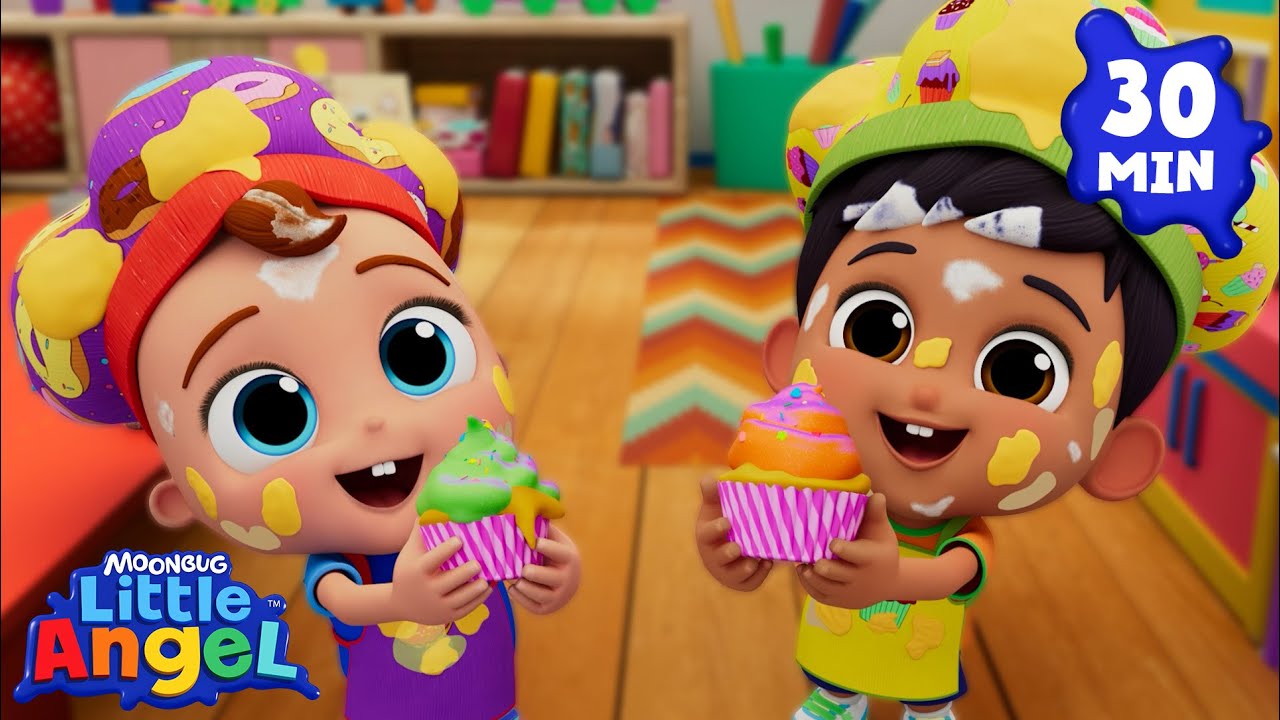 Muffin Man Baking Cookies! | BABY JOHN™ Playtime Kids Songs & Nursery ...