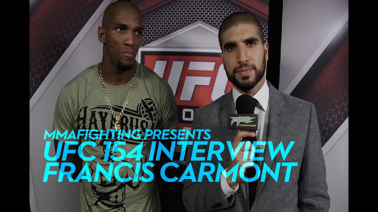 UFC 154: Francis Carmont Believes He Won First and Third Rounds - YouTube