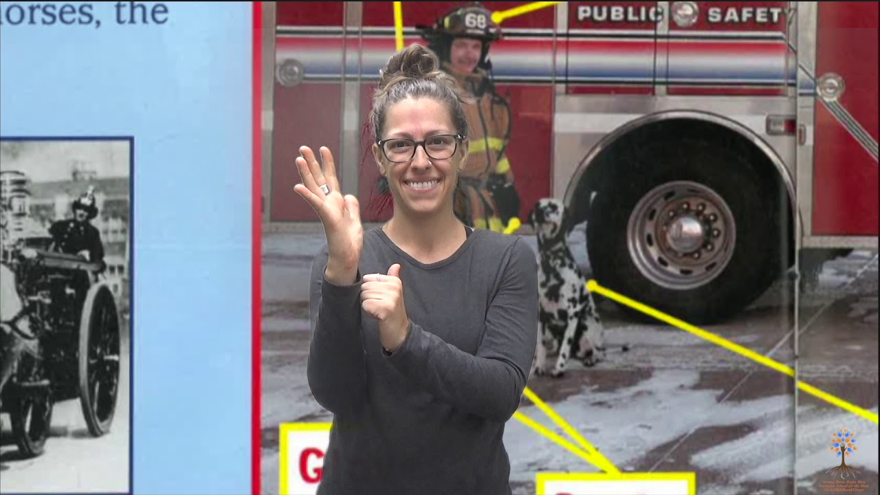 A Day in the Life of a Firefighter Rochester School for the Deaf - YouTube