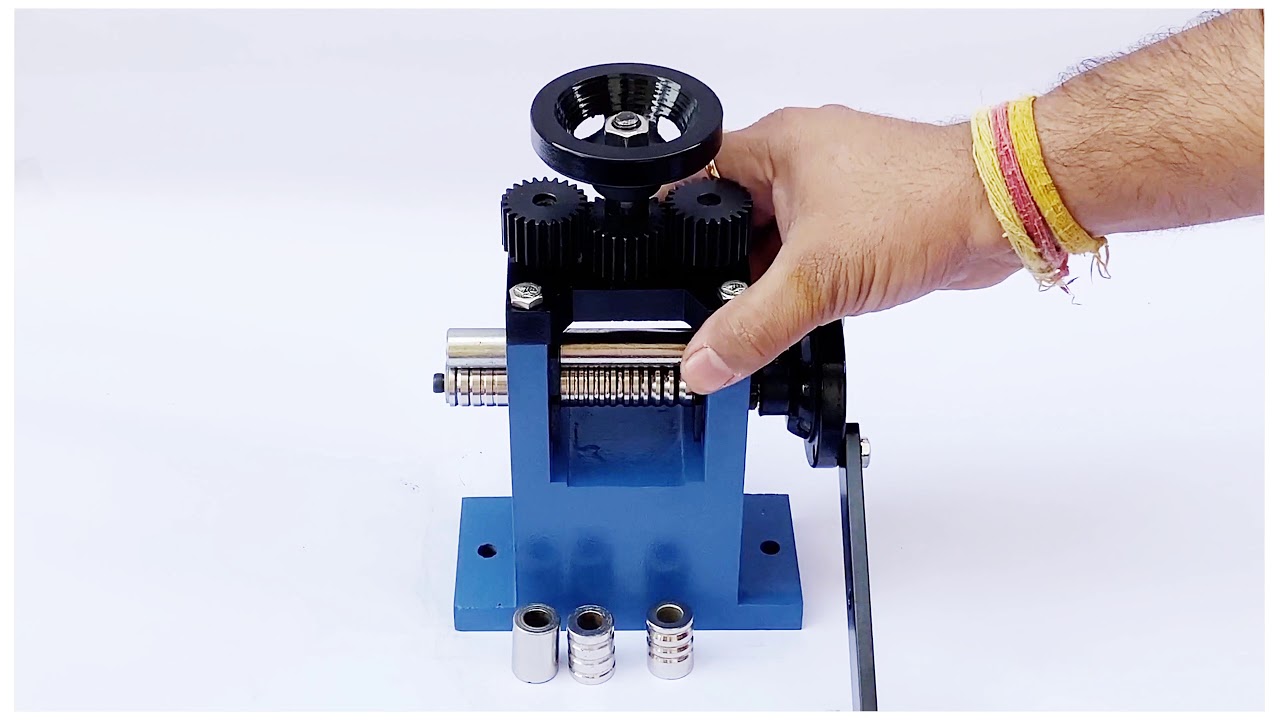 Mini Rolling Mill 2 inch With 3 Design Roller For Wire Shaper and Ring ...