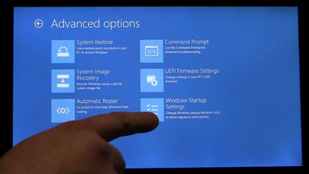 Windows 8 to feature Metro styled boot options menu - YouTube