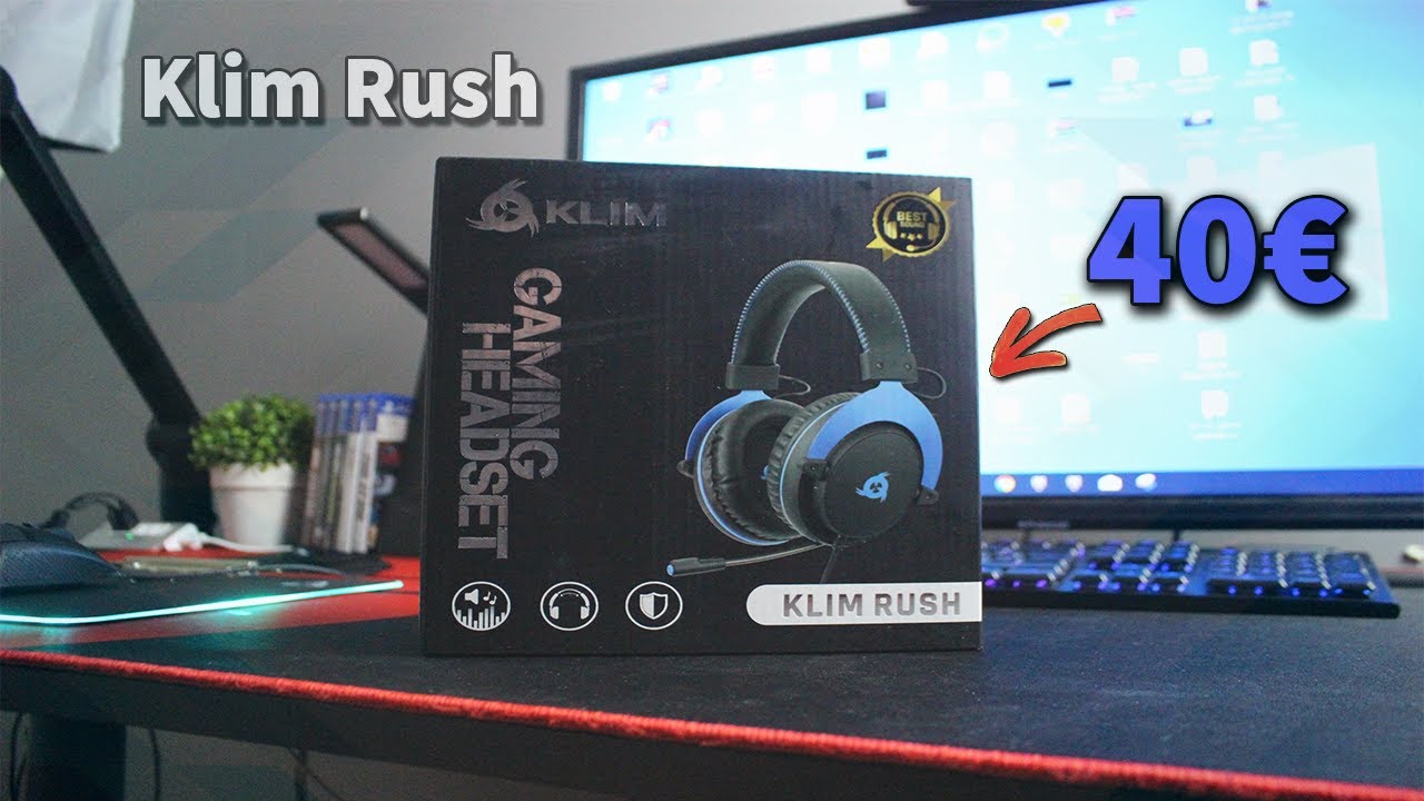 Klim Rush - un casque gamer sans rgb mais de bonne qualité ! - YouTube