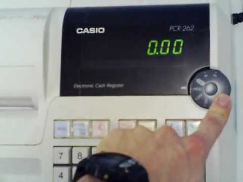 Casio PCR-262 Electronic Cash Register eBay Testing Video - YouTube