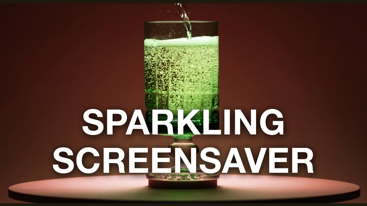 Champagne & Cocktail Bubbles Visual Screensaver | 8 Hours 4K Cool Bar ...