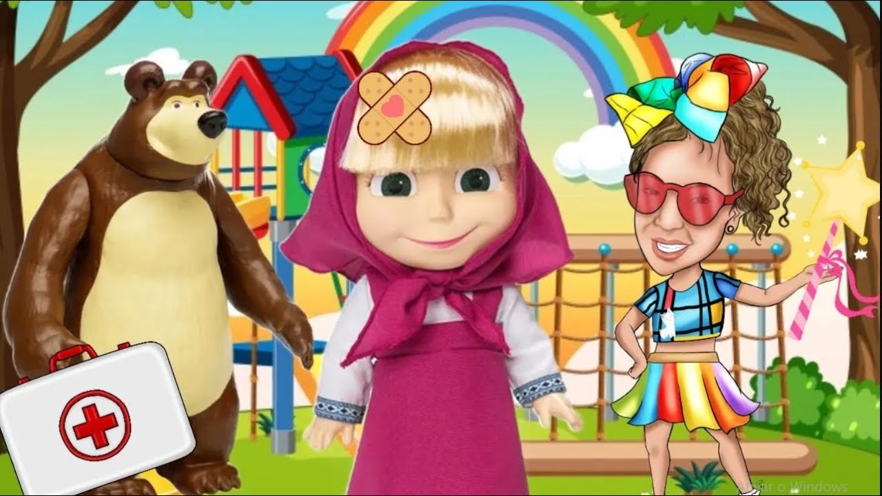 The Boo Boo Song com Masha e o Urso música Infantil сборник Nursery ...