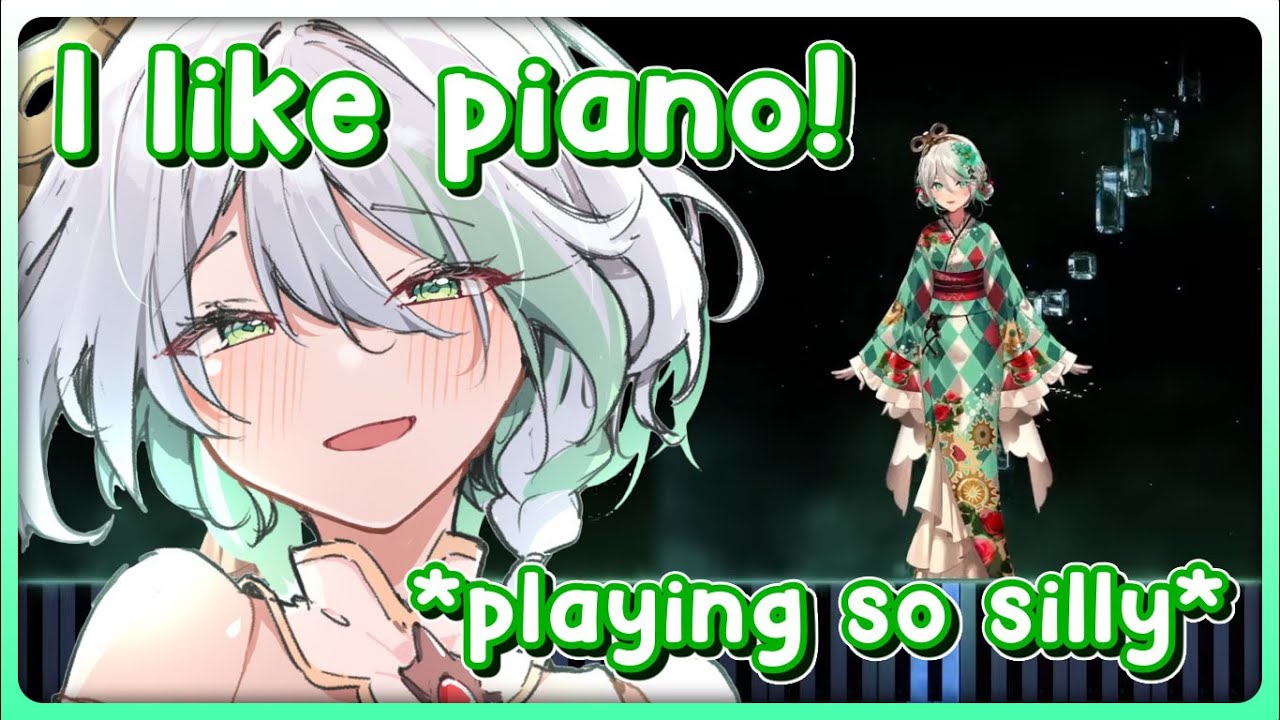 Cecilia Gets Extra Silly Whenever She Plays Her Piano - YouTube