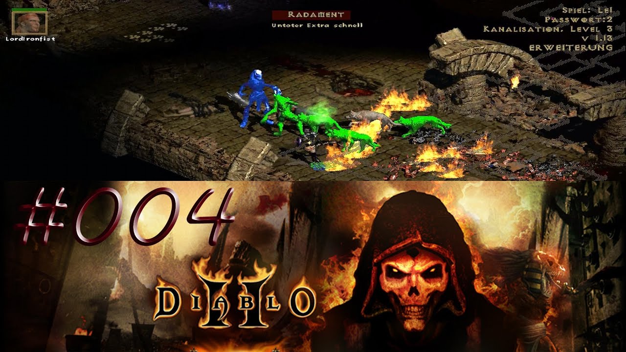 Let's Play Diablo 2 LoD mit Maitrelordironfist #004 - Radament - YouTube