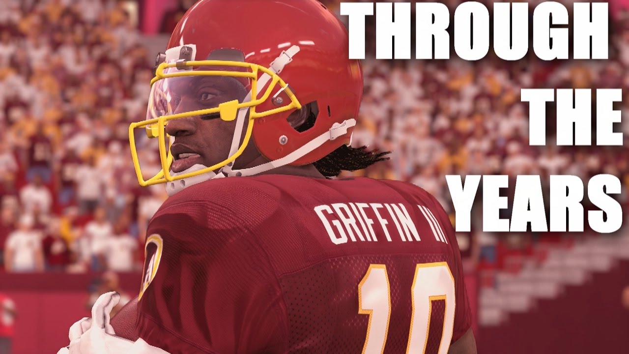 RG3 THROUGH THE YEARS! NCAA FOOTBALL 09 - MADDEN 17 - YouTube