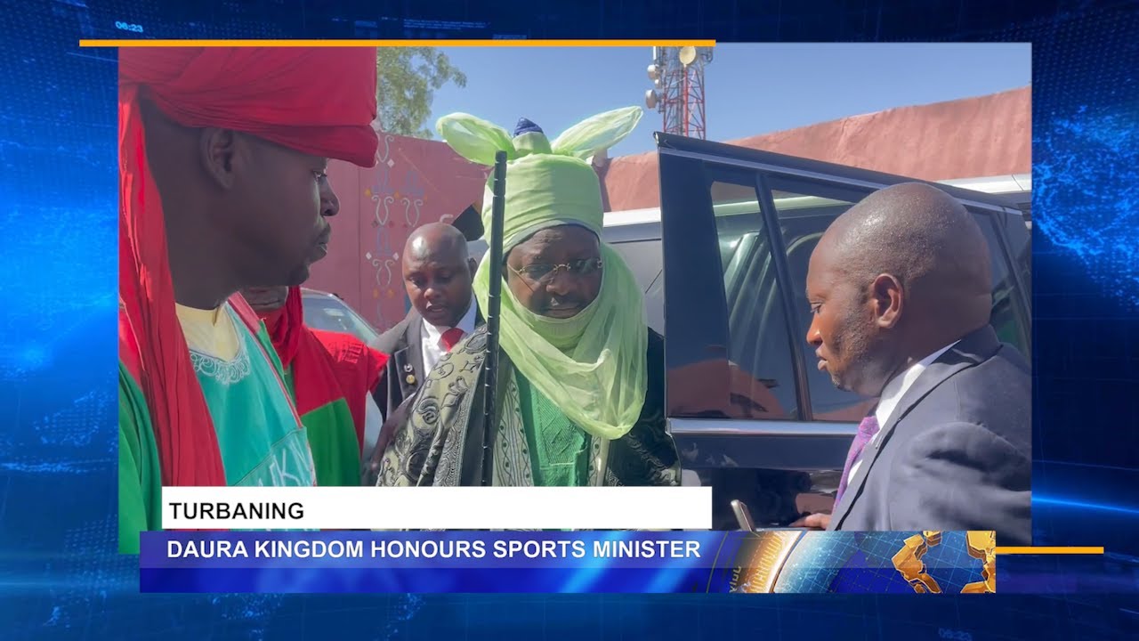 TURBANING: Daura Kingdom Honours Sports Minister - YouTube