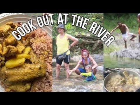 JAMAICAN CURRY CHICKEN WITH RICE & PEAS AT RIVER FRONT - YouTube