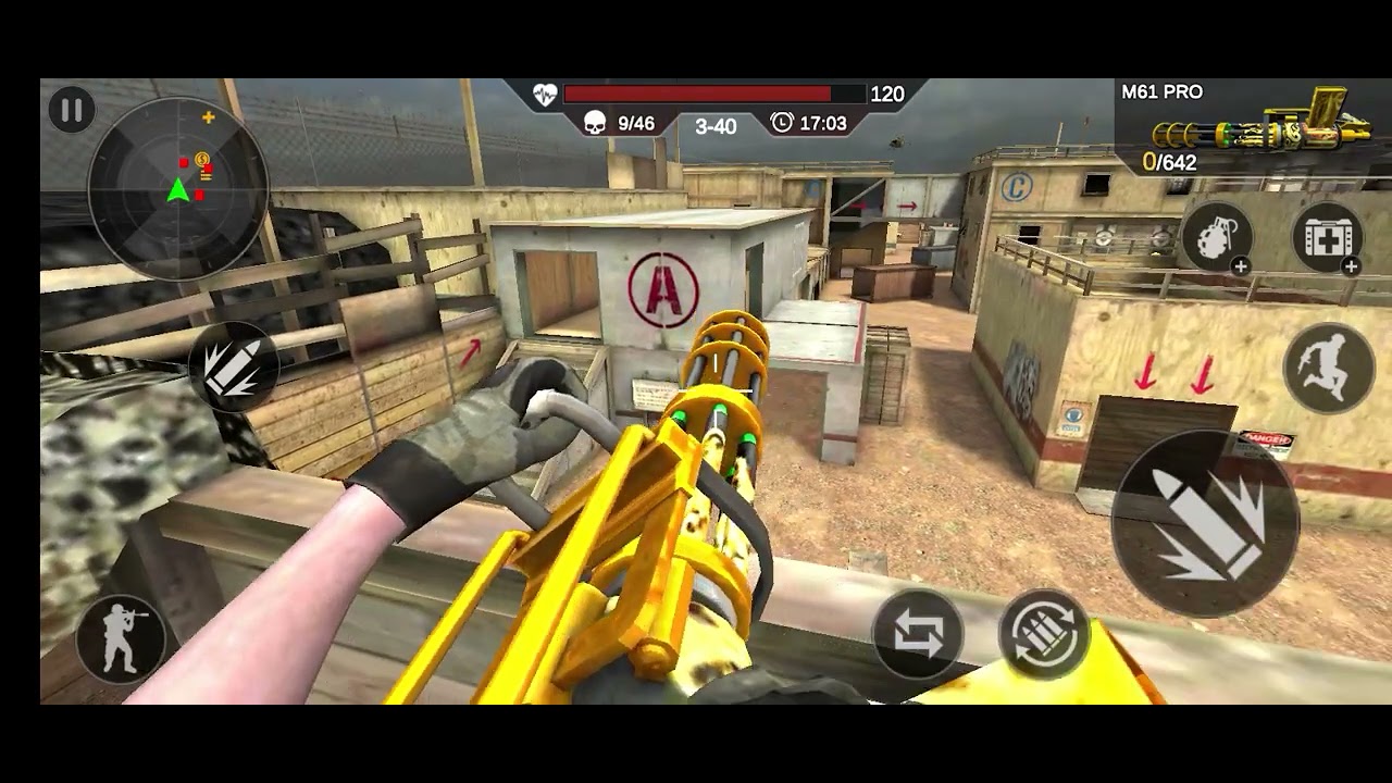 fps offline strke | level 40 episode 3 | android gameplay perang tembak ...