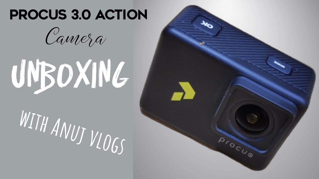 Procus rush 3.0 action Camera Unboxing @anuj vlogs @manoj day @we make ...
