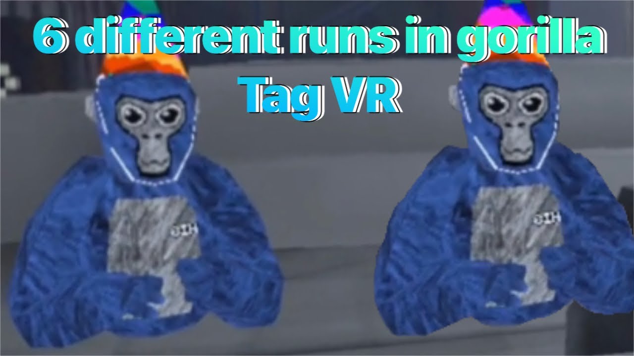 6 different runs in gorilla tag VR - YouTube