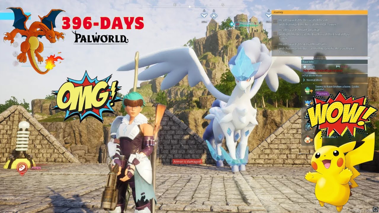 OMG FINALLY CAPTURED THE MOST RARE PALWORLD POKEMON || 396 DAYS ...