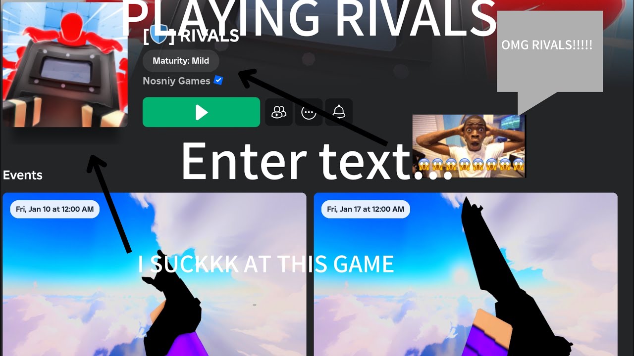 playing rivals - YouTube