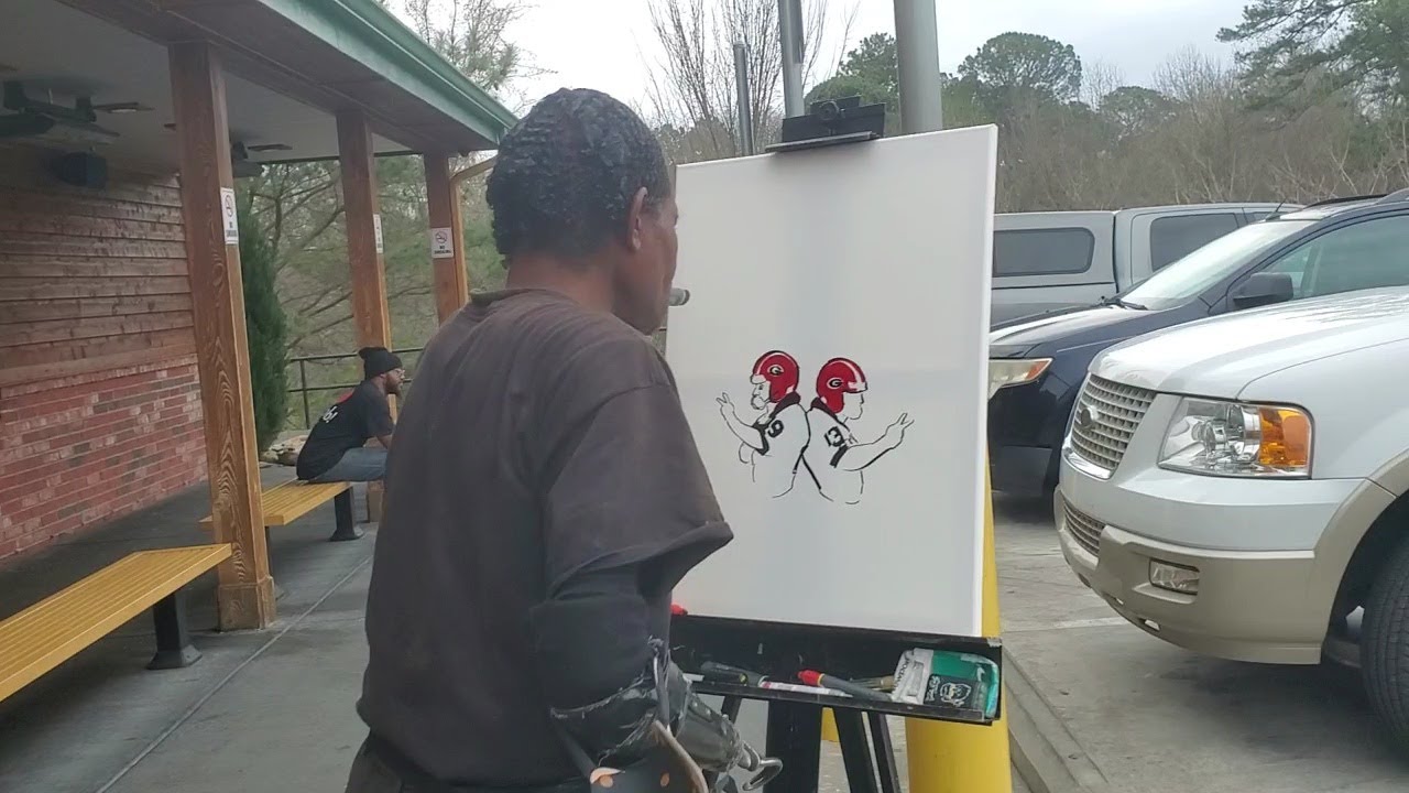 Michael Davenport The Armless Artist from Athens Georgia #kanebrown # ...