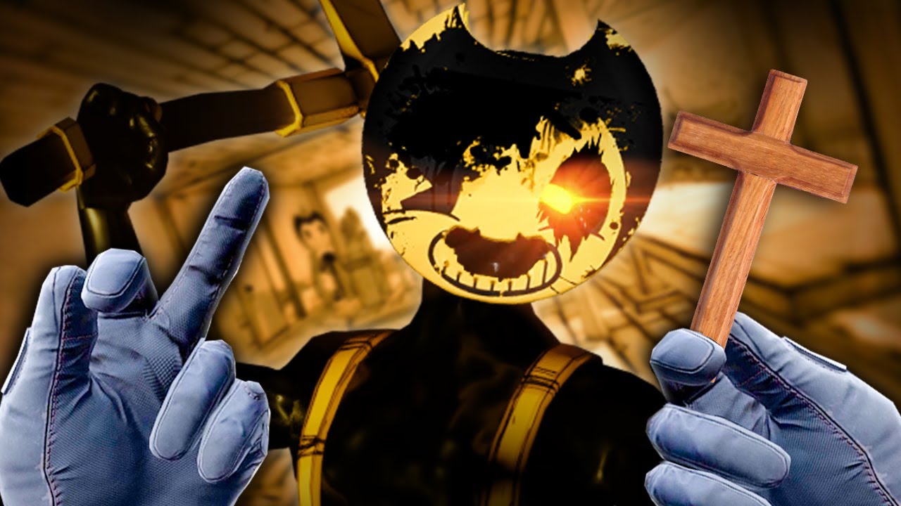 Bendy VR inked on my face - YouTube