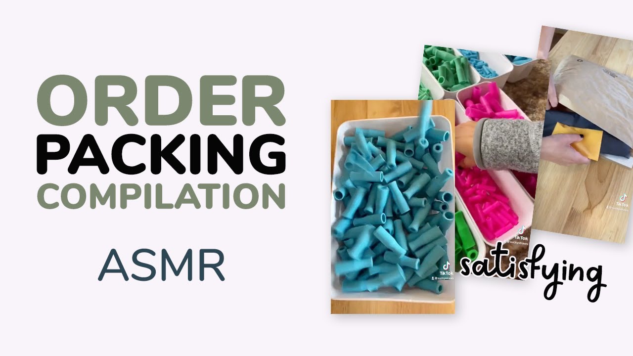 Super Satisfying *ASMR* Order Packing Compilation - YouTube