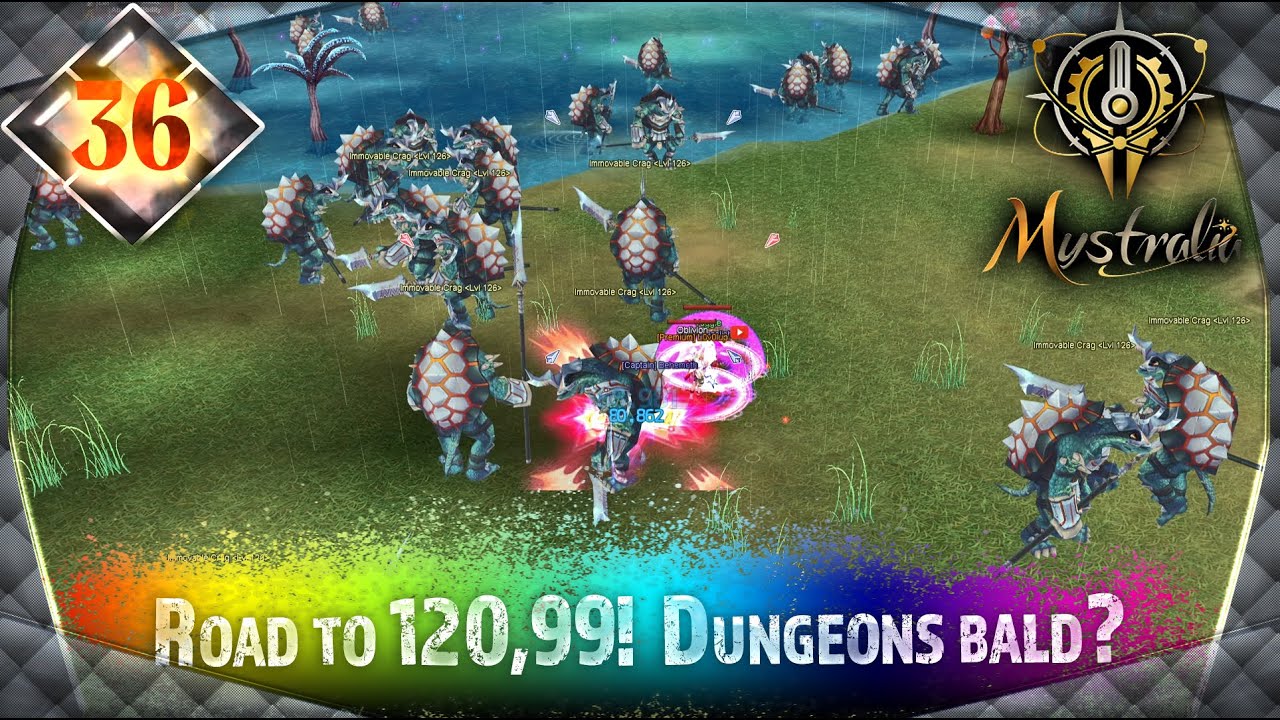 Road to 120,99! Dungeons bald? ★ Mystralia Flyff #36 #flyff - YouTube