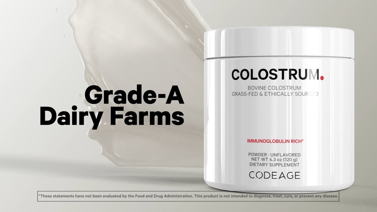 Colostrum Powder Supplement - Grade-A Dairy Farms - Grass-Fed Colostrum ...