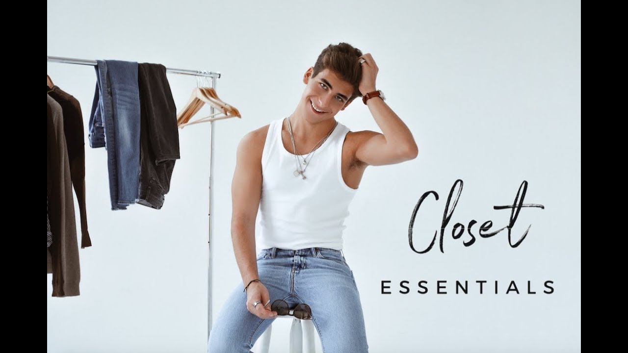 BASIC CLOSET ESSENTIALS FOR EVERY GUY | STYLING OUTFIT TUTORIAL - YouTube