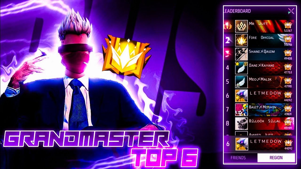 GRANDMASTER REGION TOP 6 DONE !! - YouTube