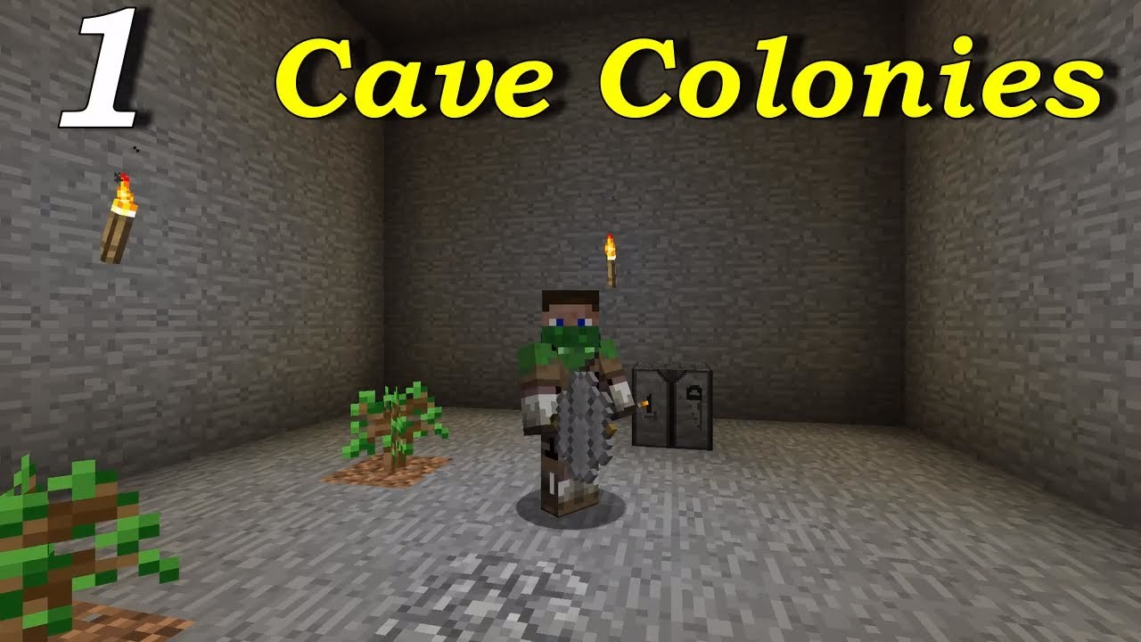 Minecraft | Cave Colonies | Episode 1 - YouTube