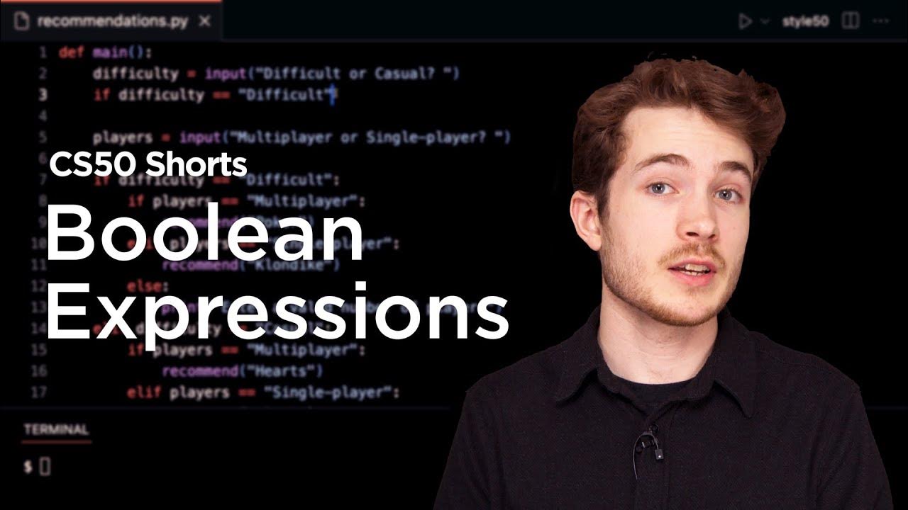 Boolean Expressions - CS50P Shorts - YouTube