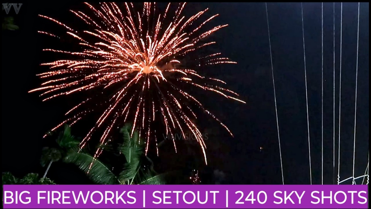 Big fireworks oscar set out | 240 shots - YouTube