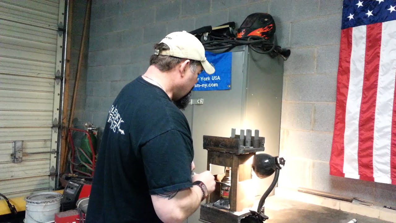 How to stamp knives. - YouTube