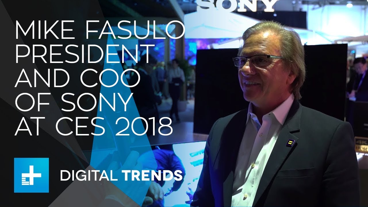 Mike Fasulo President and COO of Sony - Interview at CES 2018 - YouTube