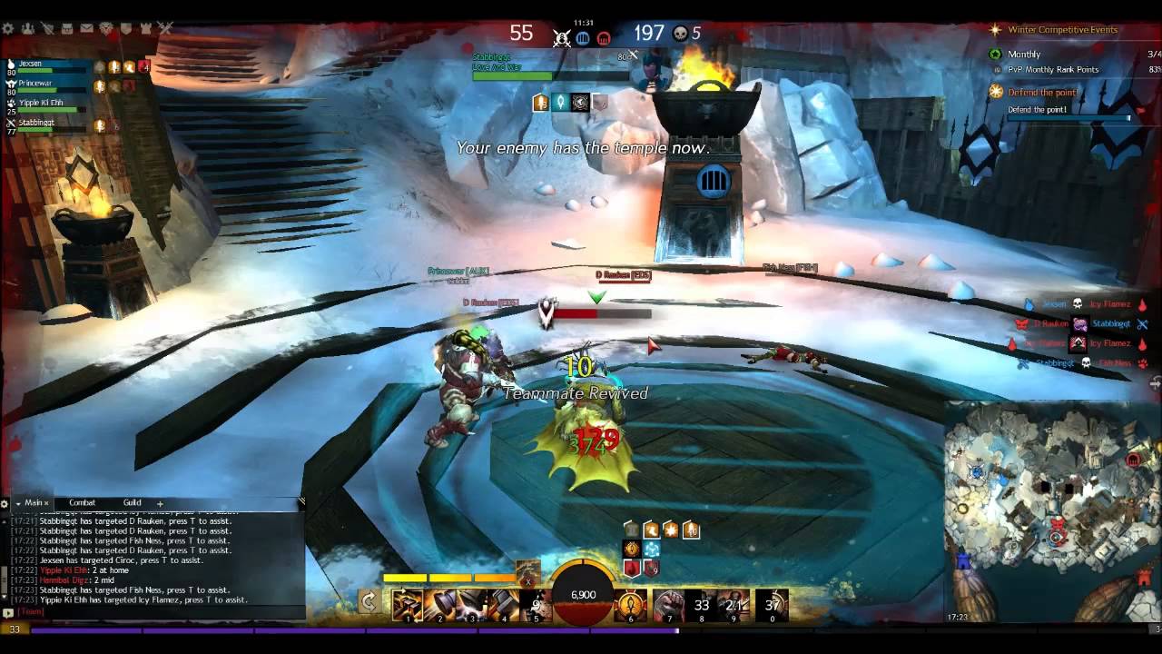 GW2 PvP Warrior Conquest - YouTube