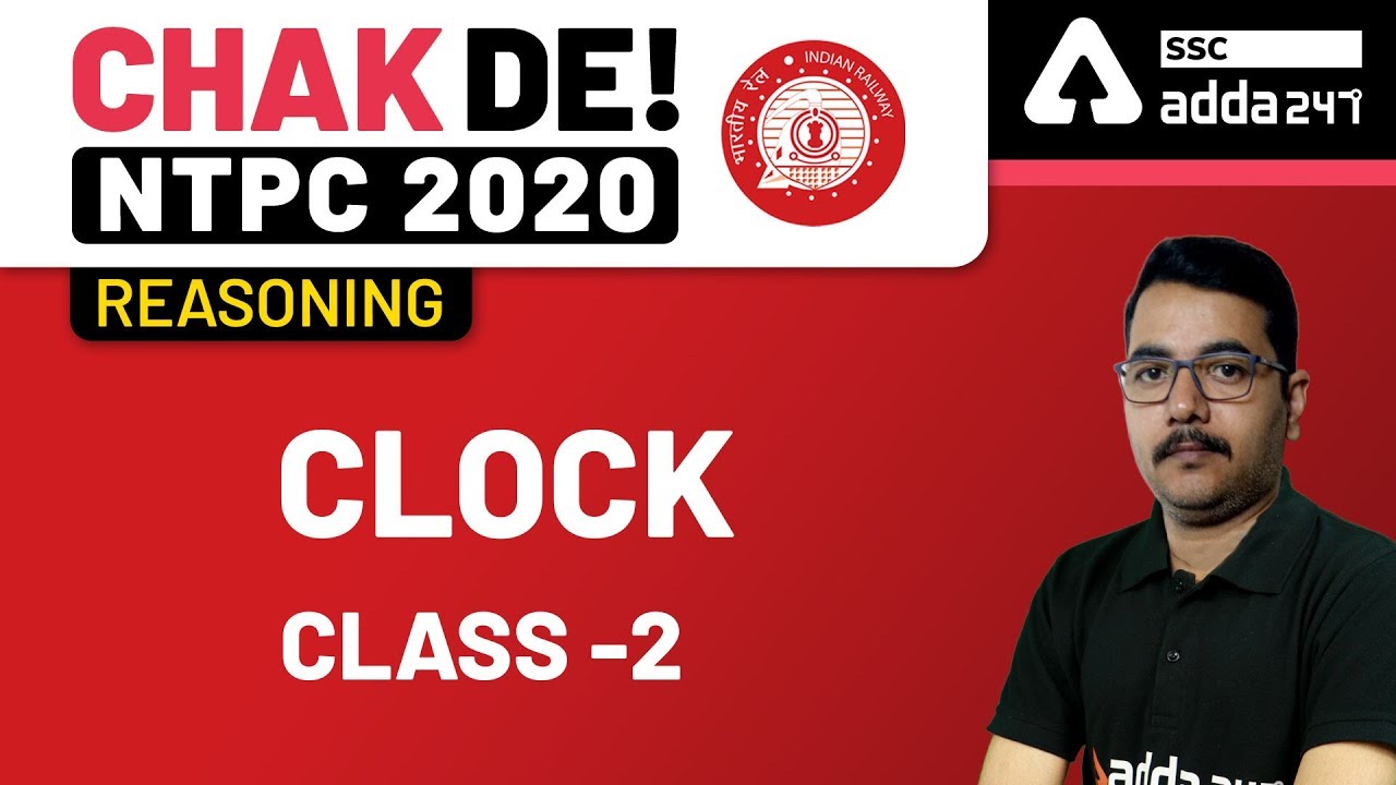 Clock (Class-2) | Reasoning for RRB NTPC 2020 | SSC Adda247 - YouTube