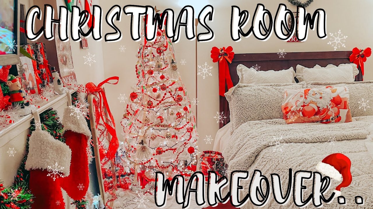 MY CHRISTMAS ROOM MAKEOVER! 2020 - YouTube
