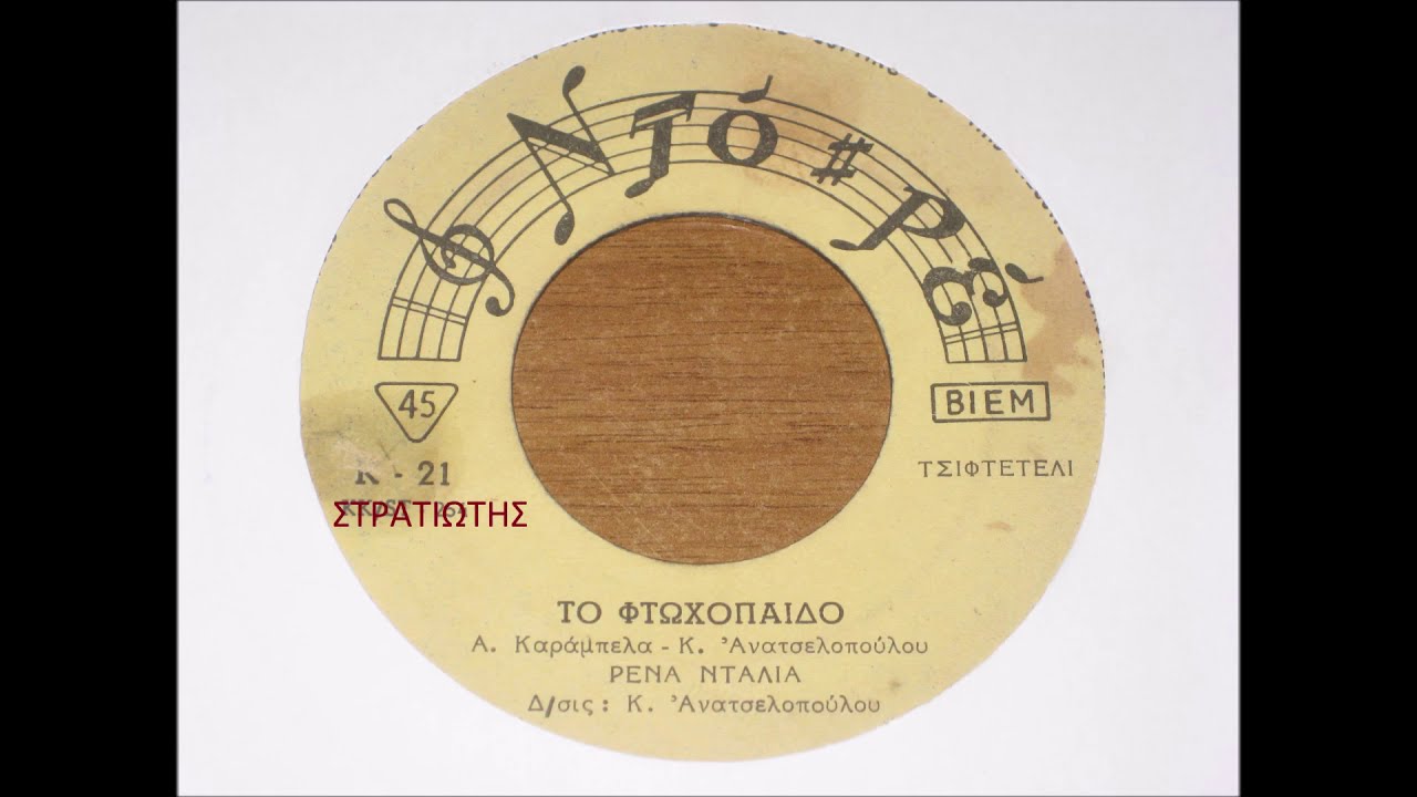 ΤΟ ΦΤΩΧΟΠΑΙΔΟ ΡΕΝΑ ΝΤΑΛΙΑ - YouTube