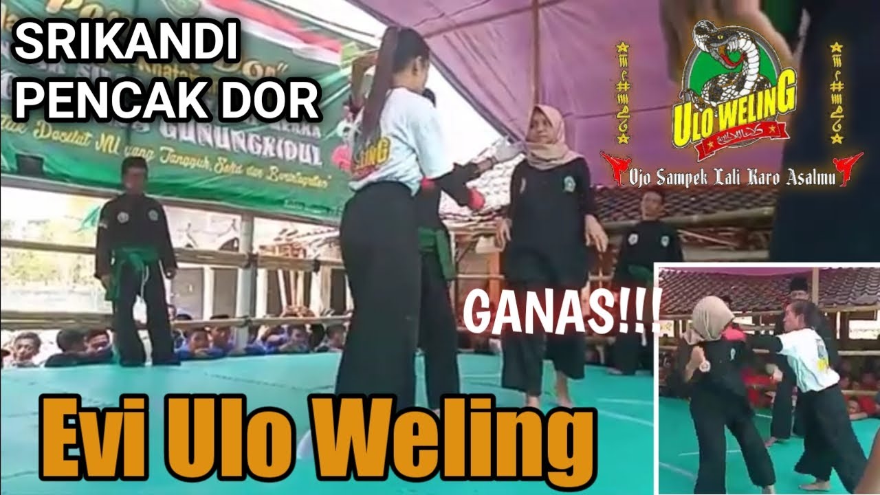Ganas SRIKANDI PENCAK DOR EVI Padepokan Ulo Weling - YouTube