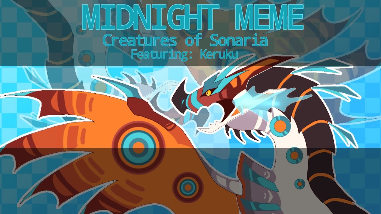 *MIDNIGHT MEME* animation||Creatures of Sonaria|CoS|FlipaClip|| Ft ...